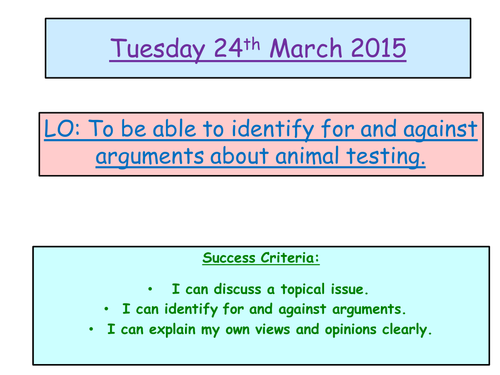 Persuasive Writing - Year 5 - Animal Cruetly | Teaching Resources