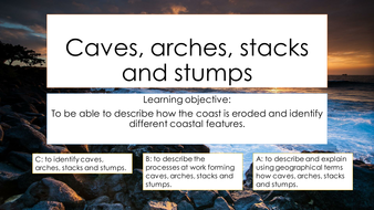 Caves, Arches, Stacks and Stumps | Teaching Resources