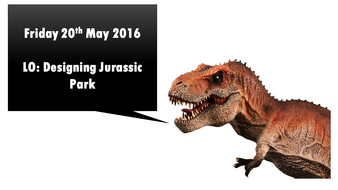 Designing Jurassic Park Maths problem solving and reasoning activity ...