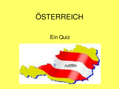 Austria Quiz | Teaching Resources