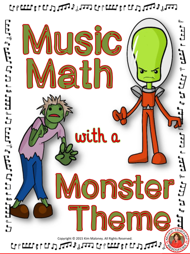 Music Math with a Monster Theme | Teaching Resources