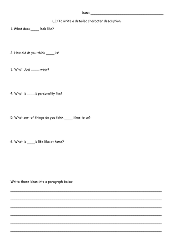 Play Script Planning Worksheets | Teaching Resources