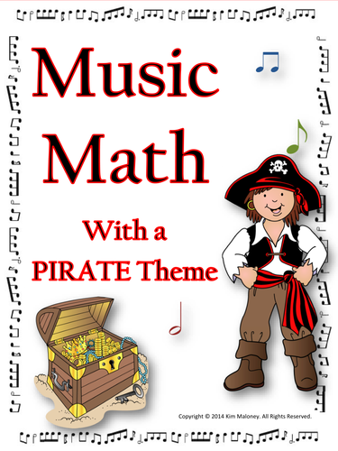 Music Math with a Pirate Theme | Teaching Resources