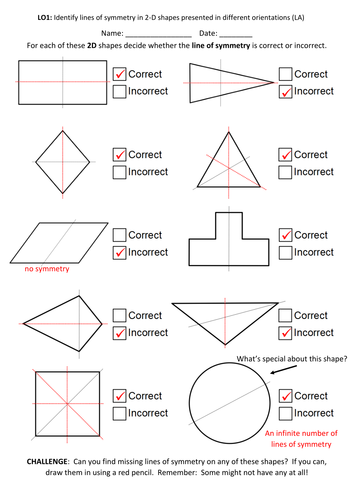 Year 4: Symmetry (Lesson 1) | Teaching Resources