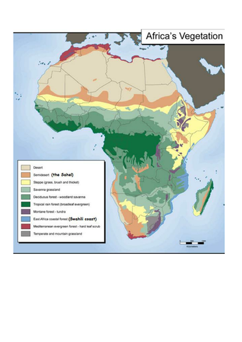 Physical Features of Africa | Teaching Resources