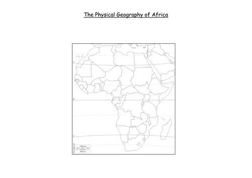 Physical Features of Africa | Teaching Resources