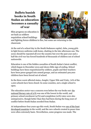 Africa: Sudan's Future Economy | Teaching Resources