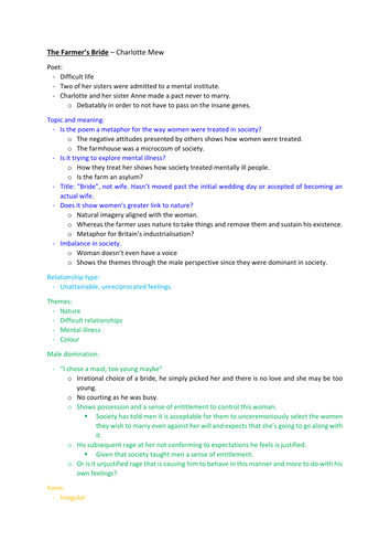 The Farmer's Bride by Charlotte Mew - summary and analysis | Teaching ...