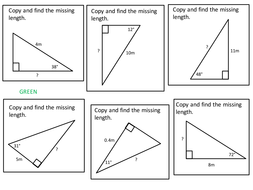 Introduction to Trigonometry MAGIC BOX ACTIVITY | Teaching Resources