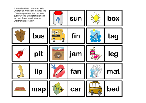CVC AND CVCC WORDS - GAMES AND ACTIVITIES - LETTERS SOUNDS PHONICS ...