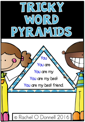 Tricky Words Fluency Pyramids | Teaching Resources