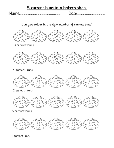 5 Currant Buns Resource Pack by - UK Teaching Resources - TES