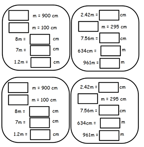 Length Activities (m, cm, mm) | Teaching Resources