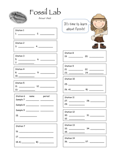 The Fossil Lab Interactive | Teaching Resources