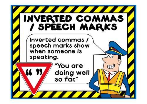 18 PUNCTUATION POLICE POSTERS- A4 LITERACY ENGLISH KEY STAGE 1 KEY ...
