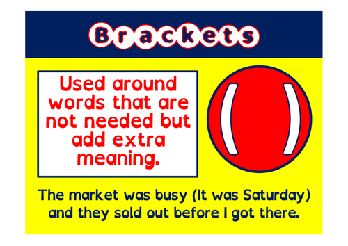 PUNCTUATION POSTERS - ENGLISH LITERACY KEY STAGE 2 , 3 , 4, DISPLAY ...