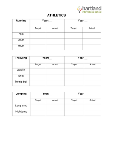 PE and swimming Assessment for learning booklet | Teaching Resources