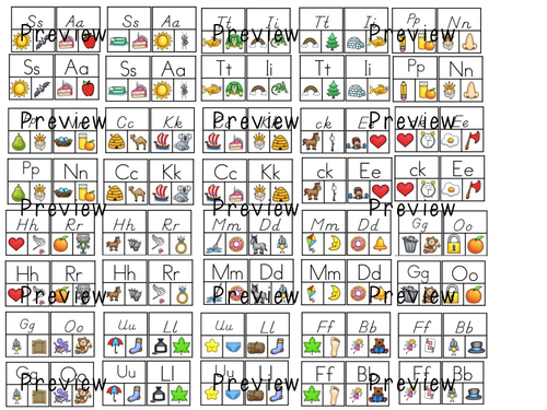 Phonics Center Choose and Clip | Teaching Resources