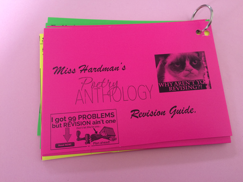 WJEC Eduqas Poetry Anthology Key Rings / Flashcards | Teaching Resources