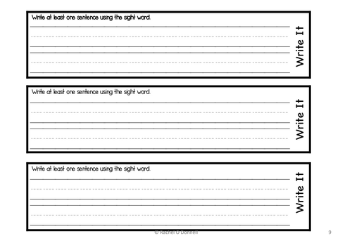 Sight Word PRIMER FLIP BOOKS | Teaching Resources