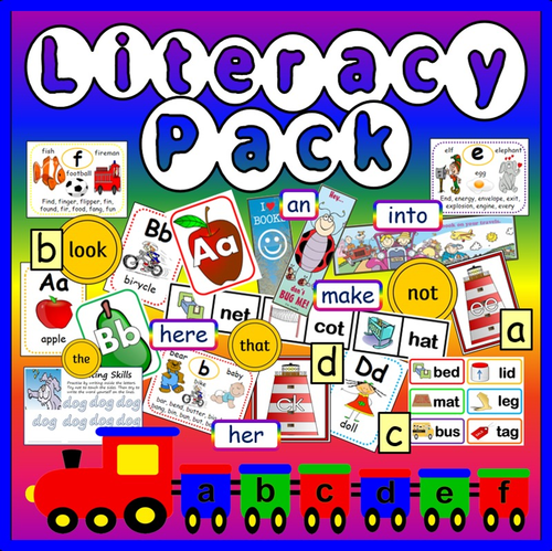 LITERACY ENGLISH BUMPER PACK - EARLY YEARS, KEY STAGE 1, ALPHABET ...