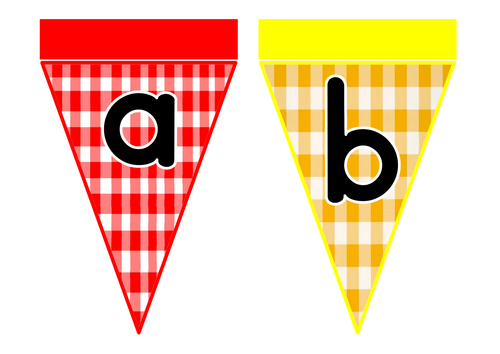 700 PHONICS BUNTINGS - DISPLAY LETTERS SOUNDS ALPHABET EARLY YEARS KEY ...