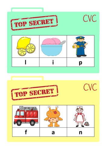 CVC CARDS - INITIAL SOUNDS RESOURCES EYFS KS1 LITERACY ENGLISH ...