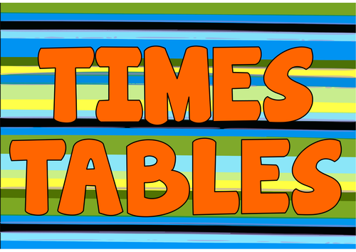 TIMES TABLES POSTERS DISPLAY - BOYS BLUE THEME MATHS NUMERACY KEY STAGE ...