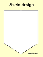 SHIELD DESIGN template | Teaching Resources