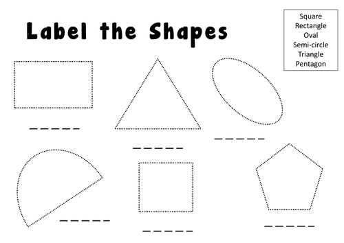SHAPES RESOURCES - early years and key stage 1 to 2 DISPLAY POSTERS ...