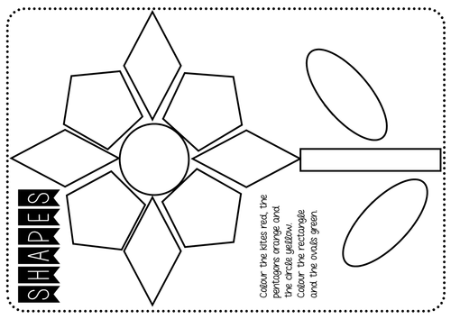SHAPES RESOURCES - early years and key stage 1 to 2 DISPLAY POSTERS ...