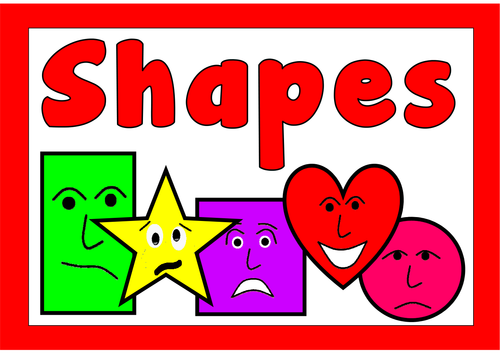 SHAPES RESOURCES - early years and key stage 1 to 2 DISPLAY POSTERS ...