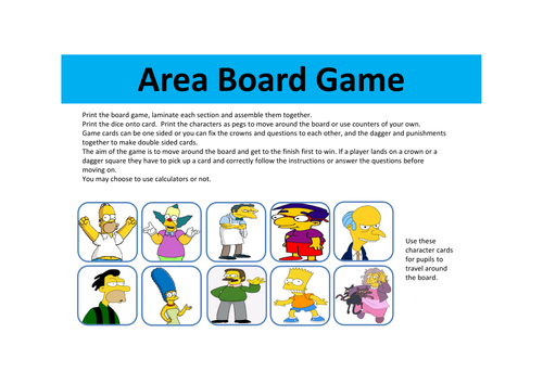 MATHS BOARD GAMES & ACTIVITIES KS2-4 SHAPES ANGLES AREA | Teaching ...