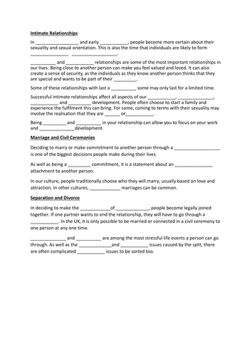 GCSE Health and Social Care - Unit 1 - Understanding Personal ...
