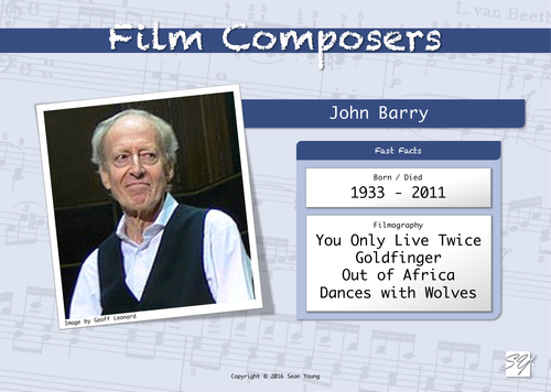 Film Composers – Music Classroom Poster Display Pack | Teaching Resources