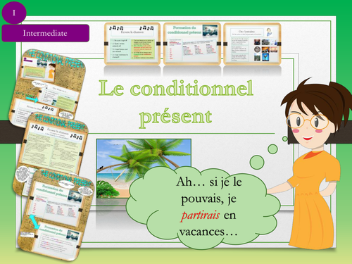 French Grammar Bundle all in one : Conditionnel / Imparfait / Présent ...