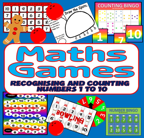 *MATHS BUNDLE* EYFS GAMES, NUMICON, COUNTING GAMES, NUMBER TRAIN ...