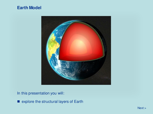 Earth Model | Teaching Resources