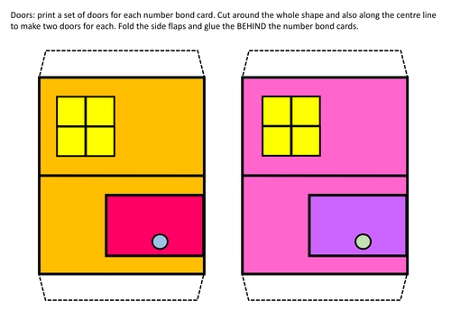 NUMBER BONDS CARDS TO 20 - ADDITION MATHS NUMERACY DISPLAY EYFS KS1 ...