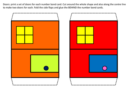 NUMBER BONDS CARDS TO 20 - ADDITION MATHS NUMERACY DISPLAY EYFS KS1 ...