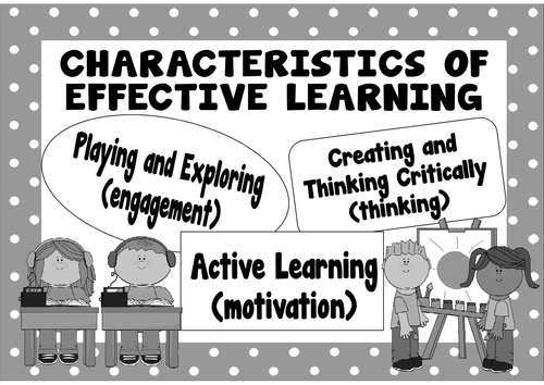CHARACTERISTICS OF EFFECTIVE LEARNING POSTERS EARLY YEARS TEACHING ...