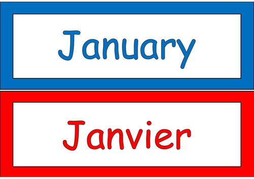 FRENCH TEACHING RESOURCES display posters flashcards colours food ...