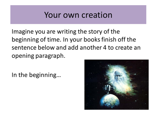 Creation myths | Teaching Resources