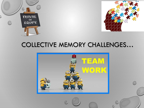 Collective memory challenges | Teaching Resources