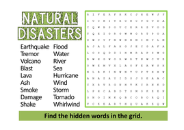 NATURAL DISASTERS TEACHING RESOURCES GEOGRAPHY VOLCANO EARTHQUAKE ...