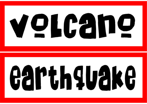 NATURAL DISASTERS TEACHING RESOURCES GEOGRAPHY VOLCANO EARTHQUAKE ...