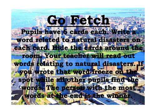 NATURAL DISASTERS TEACHING RESOURCES GEOGRAPHY VOLCANO EARTHQUAKE ...