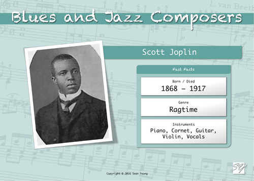 Blues and Jazz Composers – Music Classroom Poster Display Pack ...