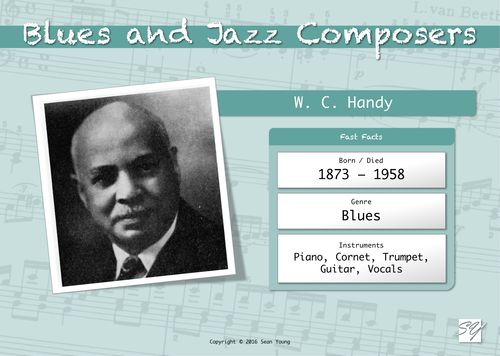 Blues and Jazz Composers – Music Classroom Poster Display Pack ...