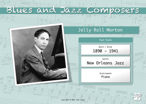 Blues and Jazz Composers – Music Classroom Poster Display Pack ...